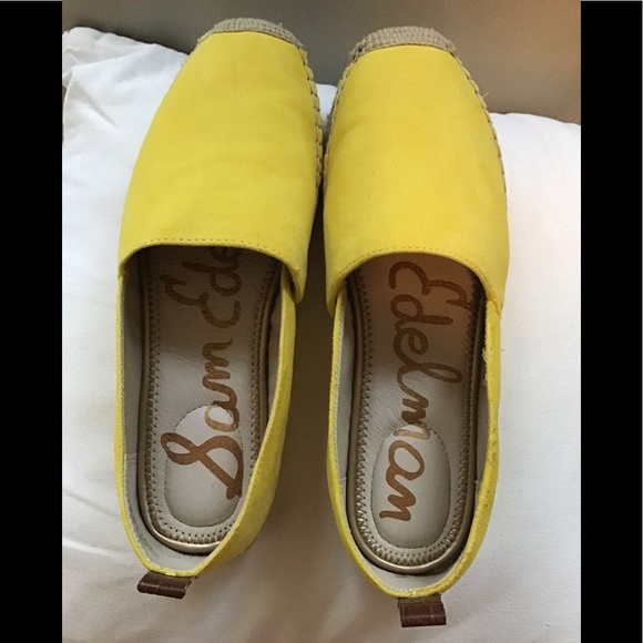 Sam Edelman | Shoes | Sam Edelman Yellow Ladies Espadrilles Size 7 ...